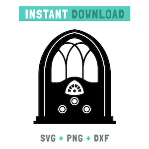 Old Fashioned Radio Svg, Old Fashioned Radio Png, Radio Dxf, Vintage ...