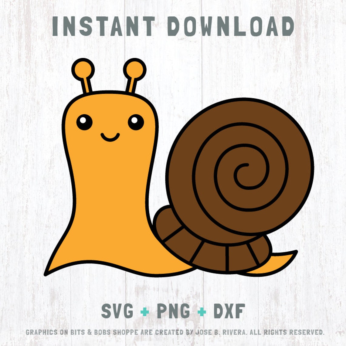 Cute Snail Svg Snail Svg Snail Cut File Baby Snail Clipart - Etsy