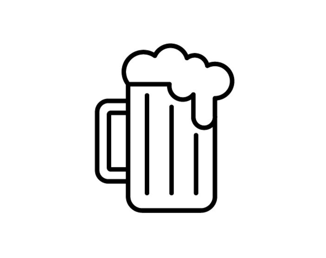 Mug Svg Png Dxf, Beer Svg, Cricut, Cut File, Silhouette, Instant ...