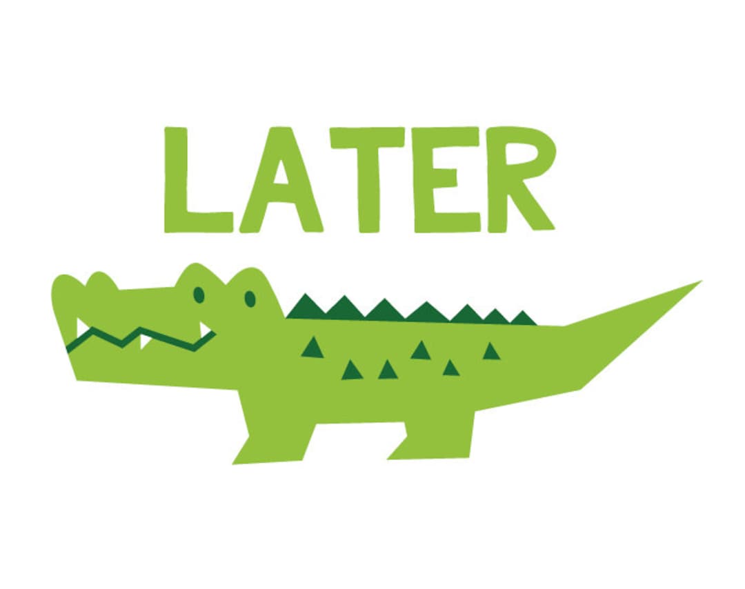 Later Gator Svg Png Dxf, Later Alligator Svg, Alligator Svg, Crocodile ...