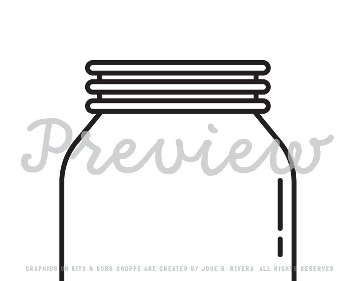Jar Svg, Mason Jar Svg, Mason Jar Png, Jar Cut File, Jar Clipart, Mason ...
