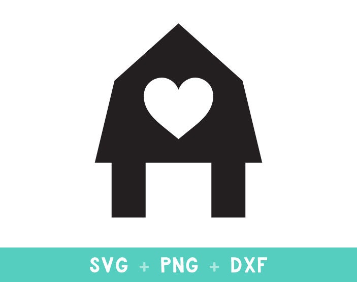Barn Svg Barn Png Barn Dxf Barn Clipart Farm Svg - Etsy