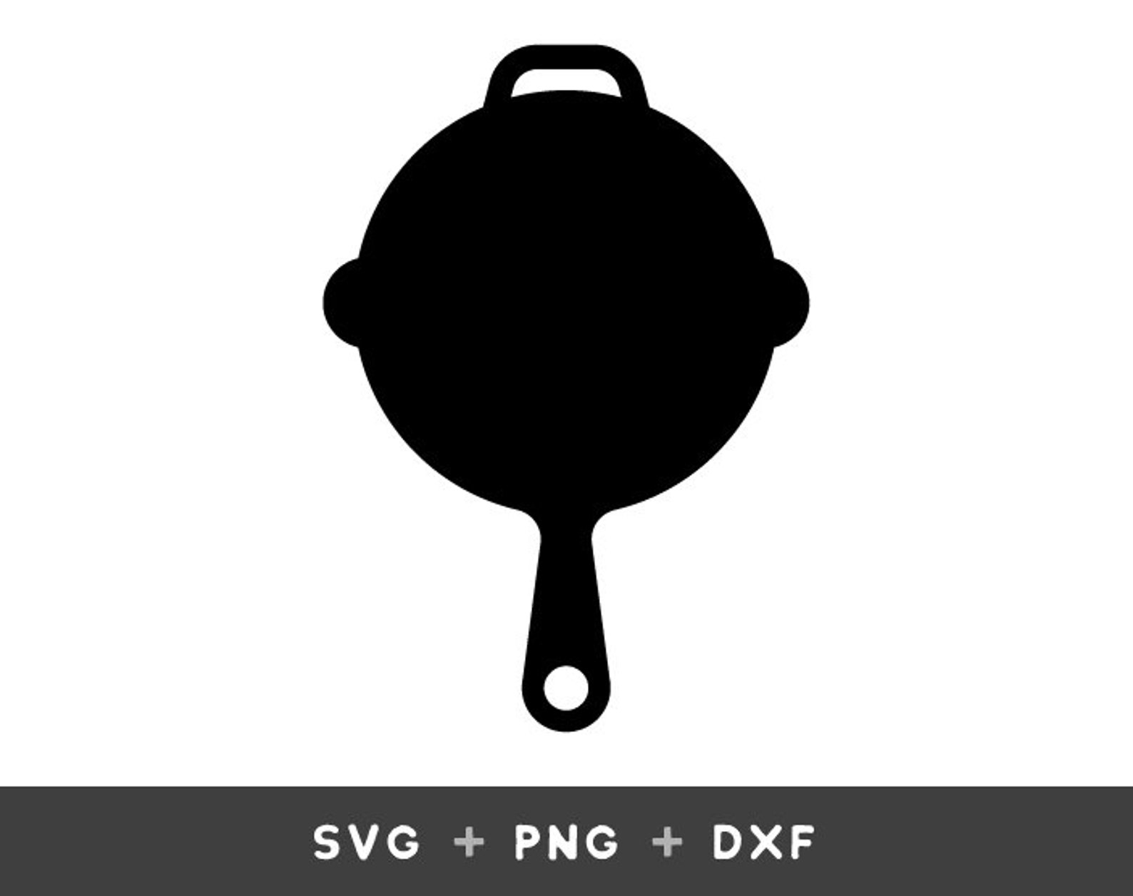 Skillet Svg, Skillet Png, Skillet Dxf, Cast Iron Svg, Chef Svg, Cooking ...