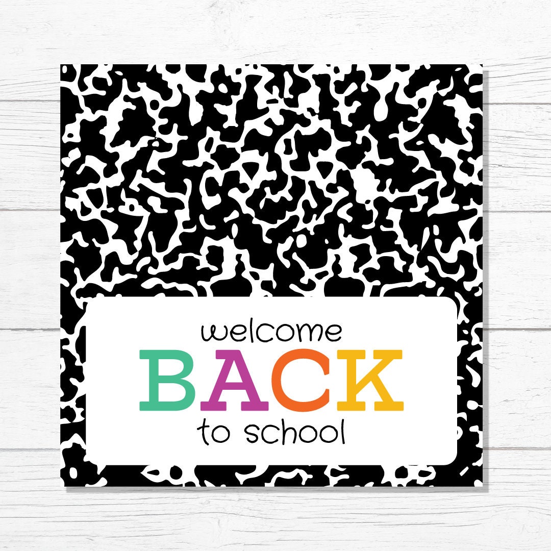Printable Bag Topper 4", Back to School Topper 4", 4" Treat Bag Toppers ...
