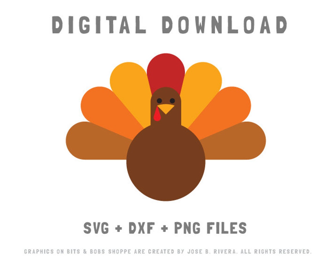Turkey Svg, Thanksgiving Svg, Cute Turkey Svg, Turkey Png, Turkey ...