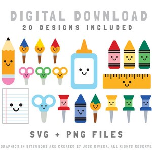 Happy School Supplies Png, Back to School Clipart, School Supplies ...