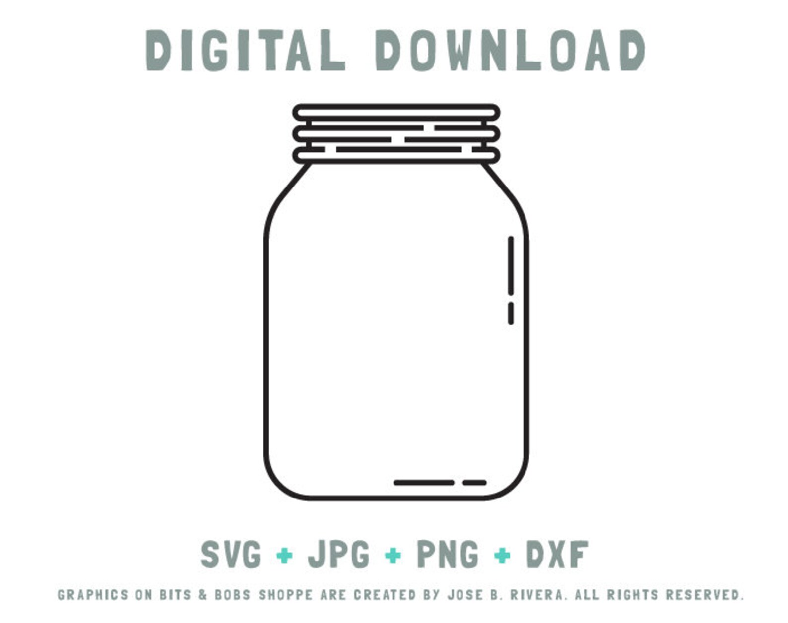 Jar Svg Mason Jar Svg Mason Jar Png Jar Cut File Jar - Etsy