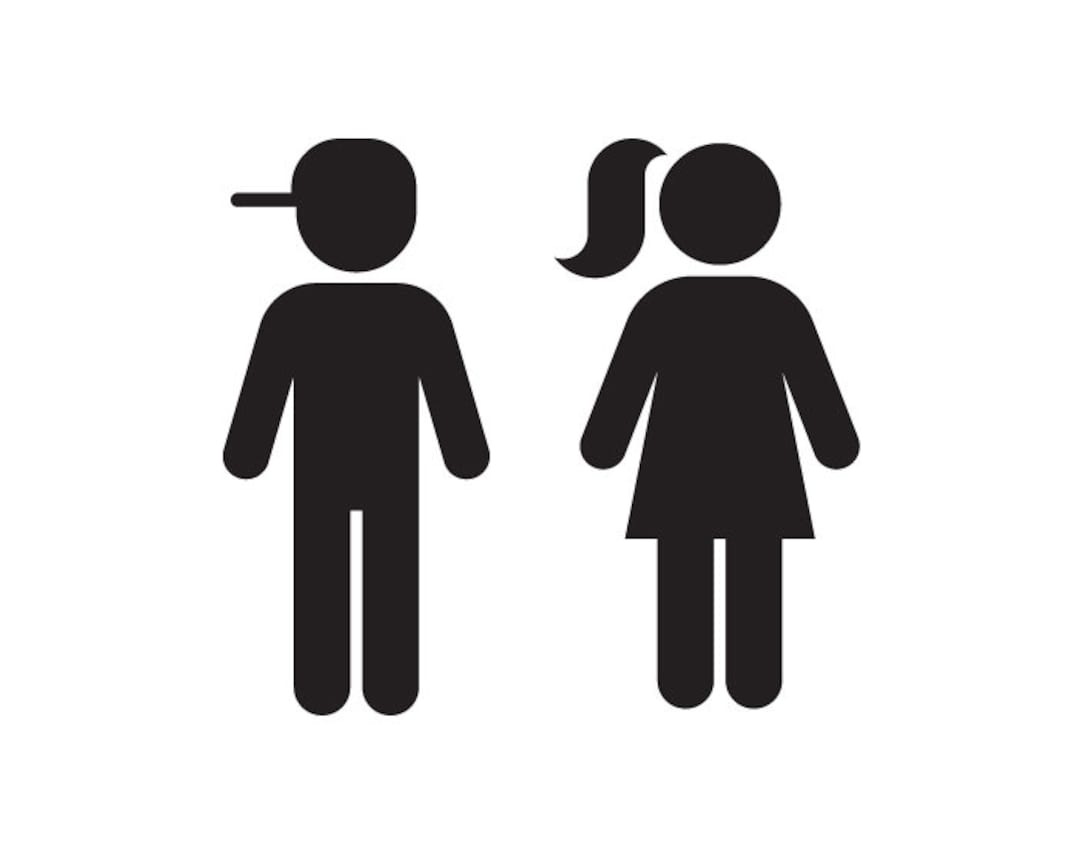 Kids Restroom Svg, Boy and Girl Svg, Svg Png Dxf, Bathroom Sign ...