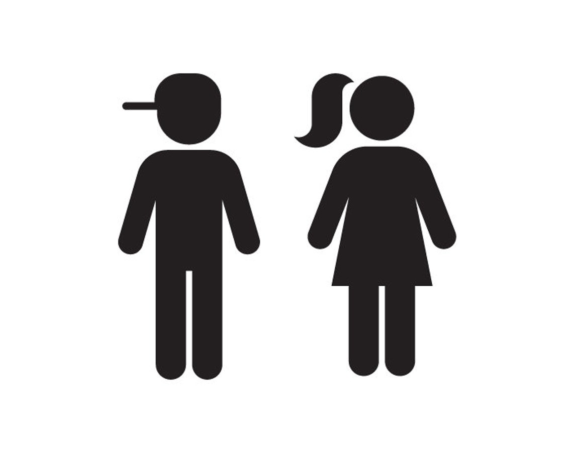 Kids Restroom Svg, Boy and Girl Svg, Svg Png Dxf, Bathroom Sign ...