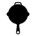 Skillet Svg, Skillet Png, Skillet Dxf, Cast Iron Svg, Chef Svg, Cooking ...