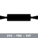 Rolling Pin Svg, Rolling Pin Png, Rolling Pin Dxf, Bakery Clipart Png ...