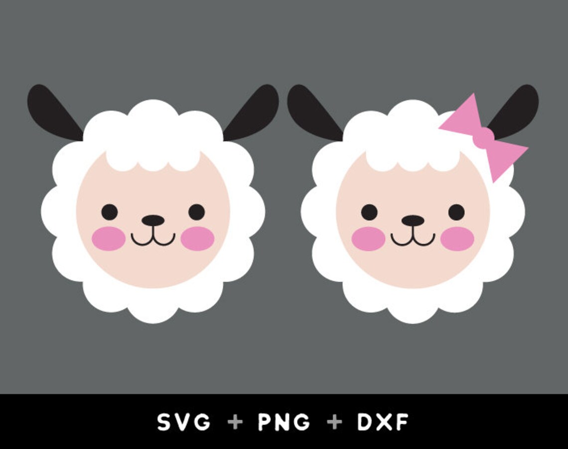 Ovejas svg ovejas png cara de oveja svg lindo cordero svg - Etsy México