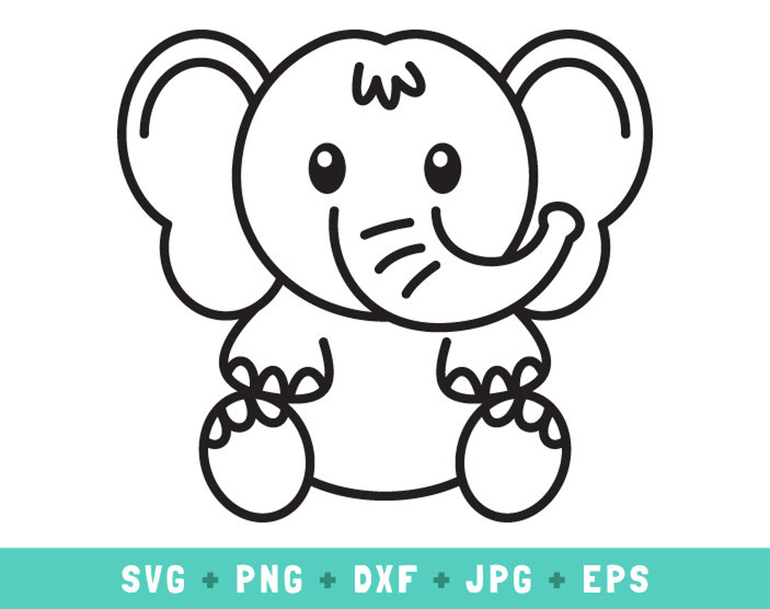 Elephant Svg Baby, Elephant Svg Cricut, Elephant Png, Elephant Svg Baby ...