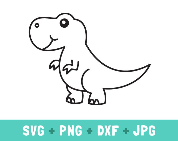 Simple T Rex Drawing