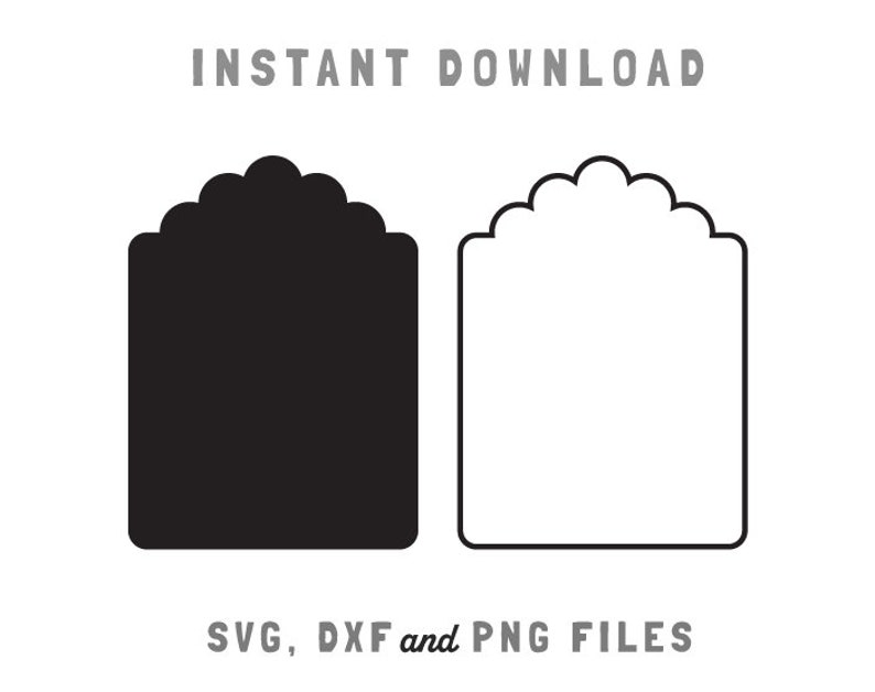 Scallop Frame Svg Dxf Wave Svg File Scalloped Frame Svg - Etsy Singapore