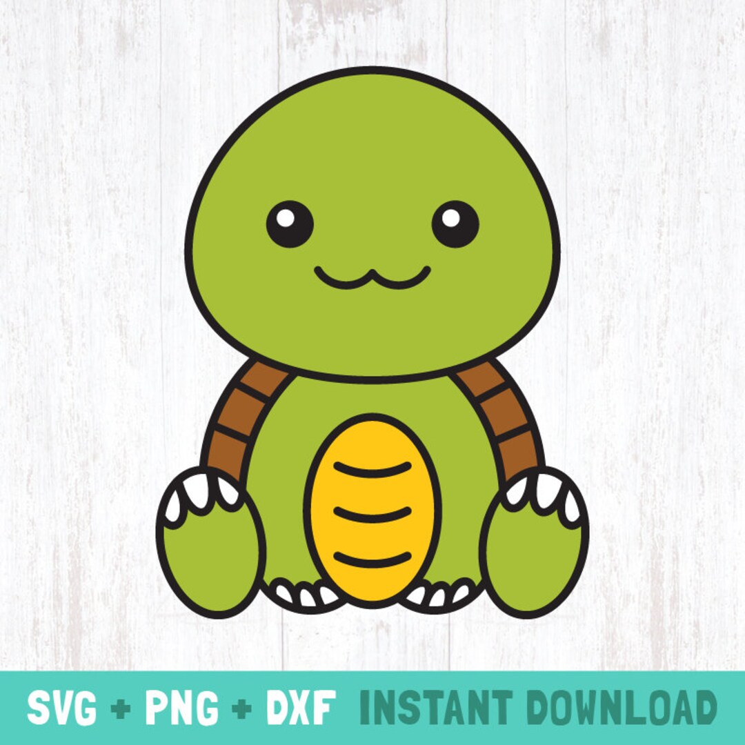 Cute Turtle Svg, Turtle Svg, Turtle Cut File, Baby Turtle Clipart Png ...
