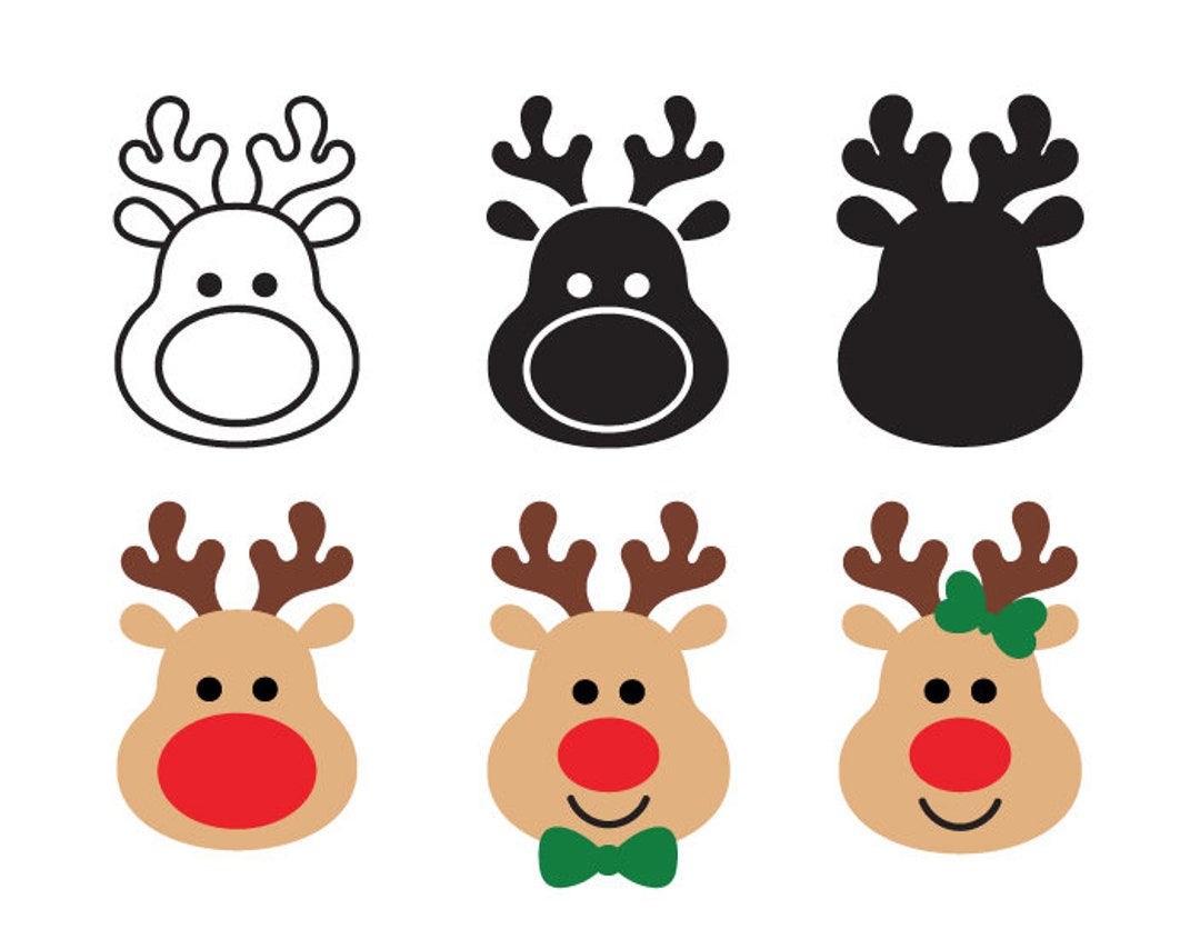 Reindeer Face Clipart
