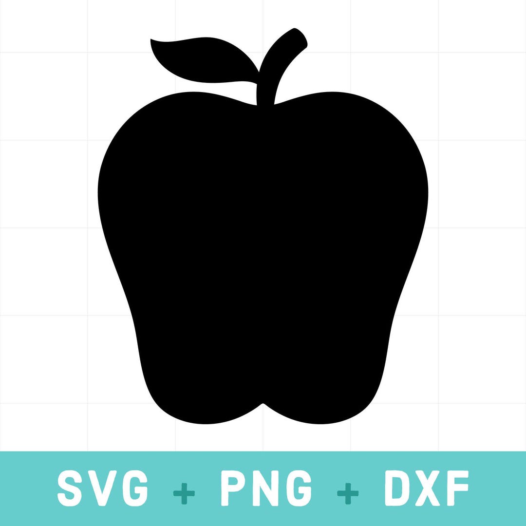 Apple Svg File, School Apple, Apple Png, Apple Vector Cut Files ...