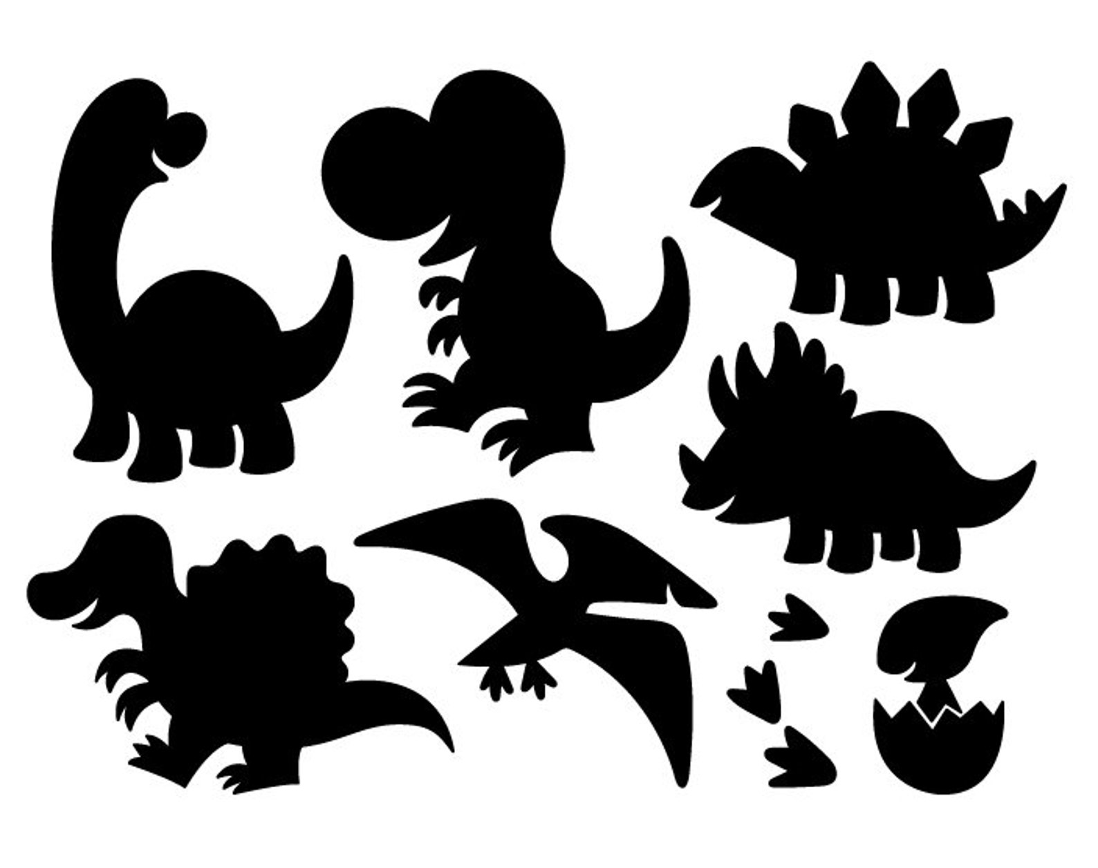 Dinosaur Svg Bundle, Dinosaur Silhouette Svg, Dinosaur Clipart Dinosaur ...
