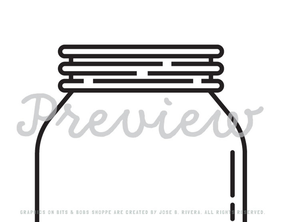 Jar Svg Mason Jar Svg Mason Jar Png Jar Cut File Jar - Etsy