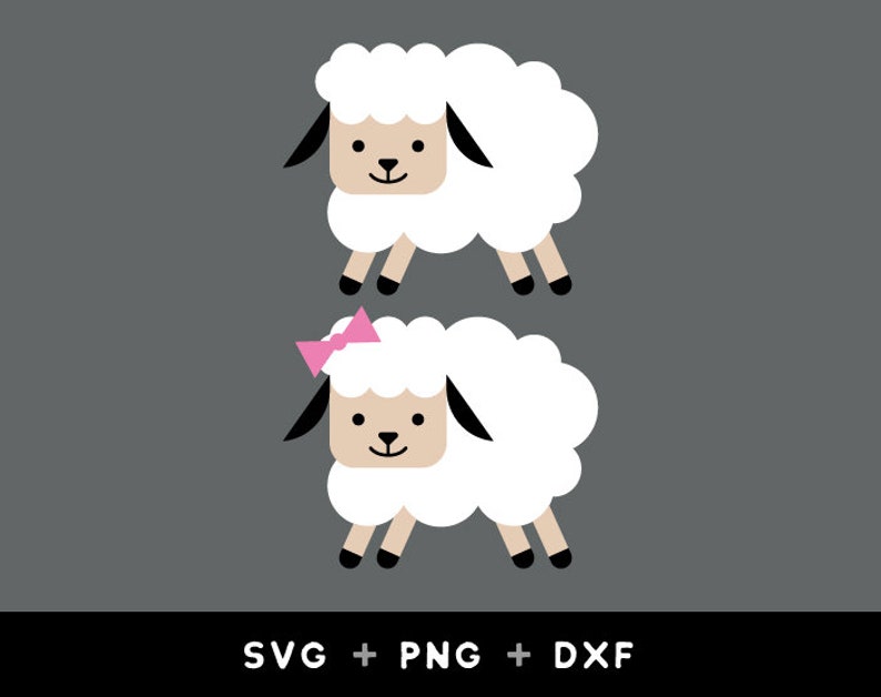 Sheep Svg, Sheep Png Dxf, Sheep Clipart, Sheep Birthday Svg, Lamb Png ...