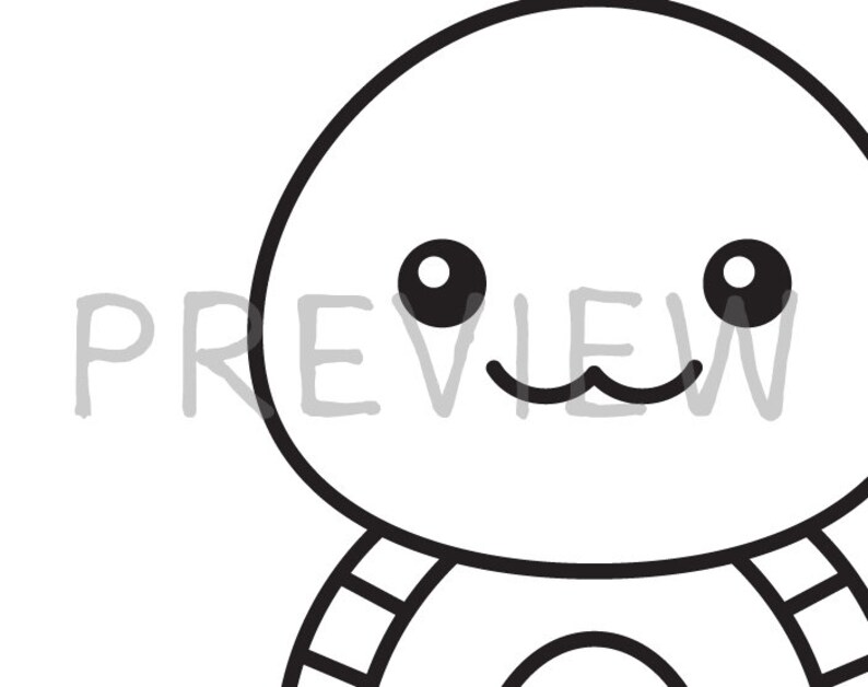 Cute Turtle Outline Svg, Turtle Outline Svg, Baby Turtle Png, Sitting ...