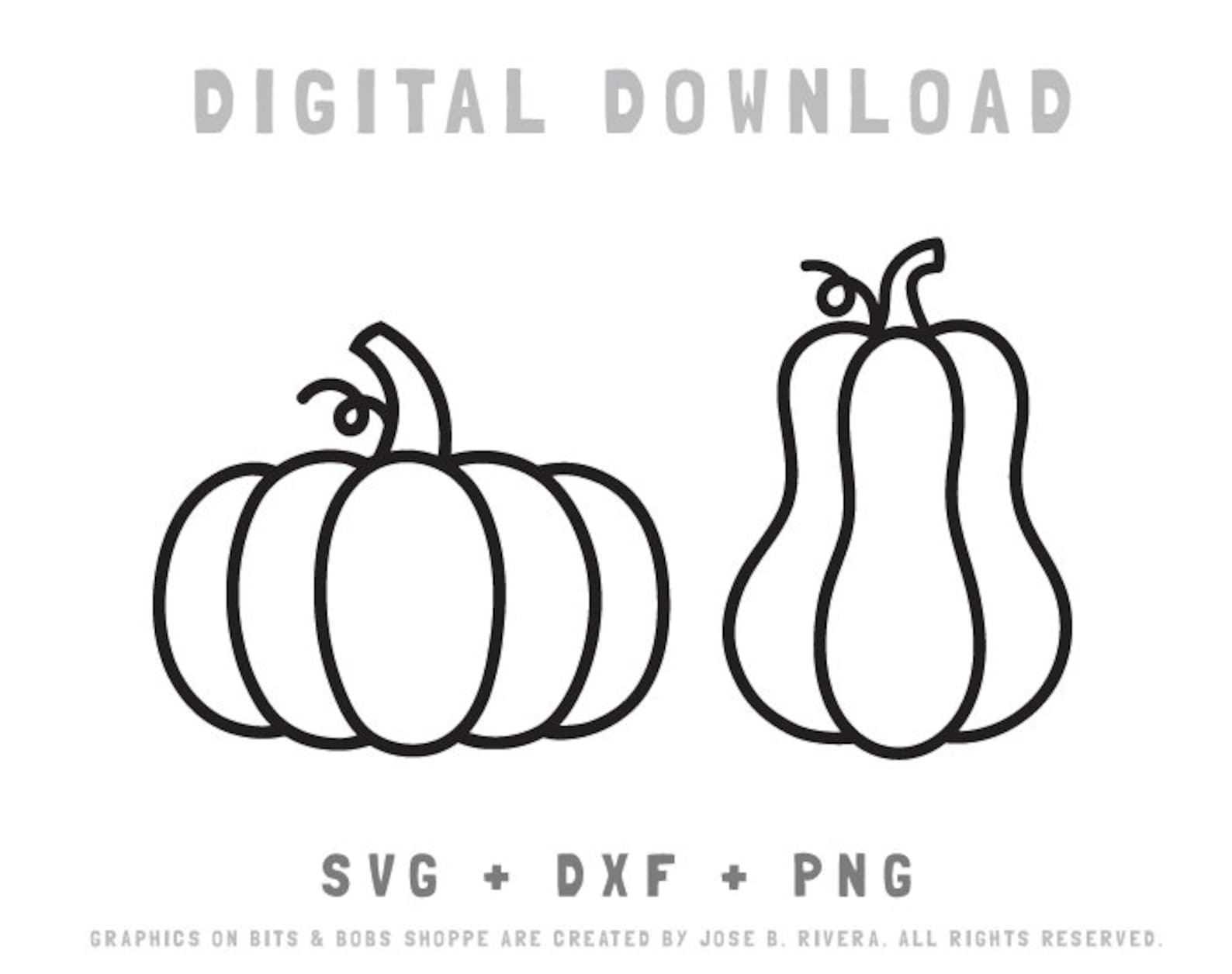 Pumpkin Svg Png Dxf, Outlined Pumpkin Svg, Svg Pumpkin, Pumpkin Patch ...