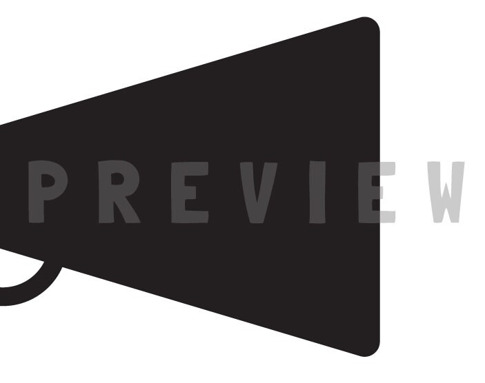 Cheer Megaphone Svg Png Dxf Files for Cricut, Megaphone Silhouette ...