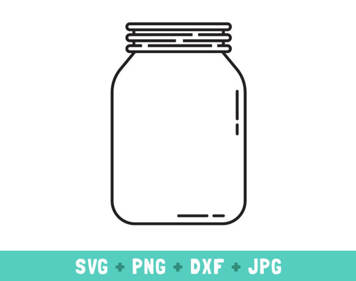 Jar Svg / Mason Jar Svg / Mason Jar Png / Jar Cut File / Jar - Etsy UK