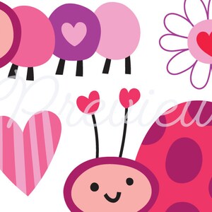 Bug Svg, Love Bugs Svg, Cute Bugs Svg, Valentines Clipart, Bug Clipart ...