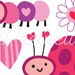 Bug Svg, Love Bugs Svg, Cute Bugs Svg, Valentines Clipart, Bug Clipart ...
