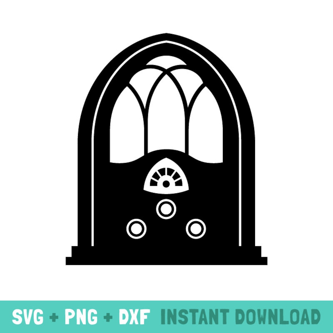 Old Fashioned Radio Svg, Old Fashioned Radio Png, Radio Dxf, Vintage ...