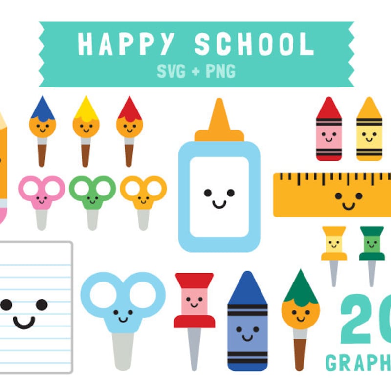 Kawaii School Supply - Etsy