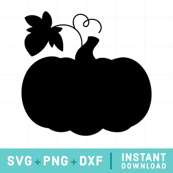 Pompoen Silhouet Clipart Directe Download. Halloween Pompoen Silhouet