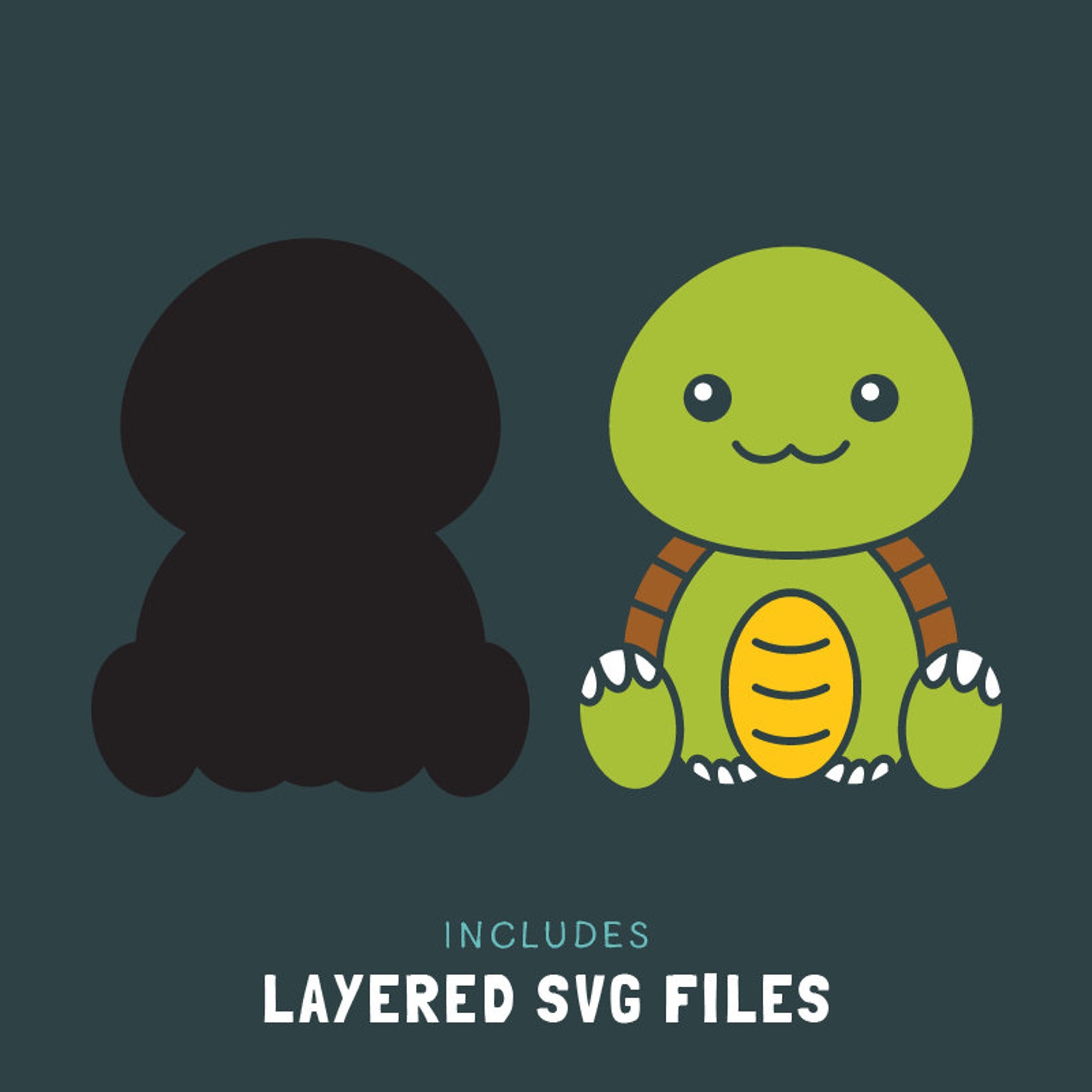 Cute Turtle Svg Turtle Svg Turtle Cut File Baby Turtle - Etsy