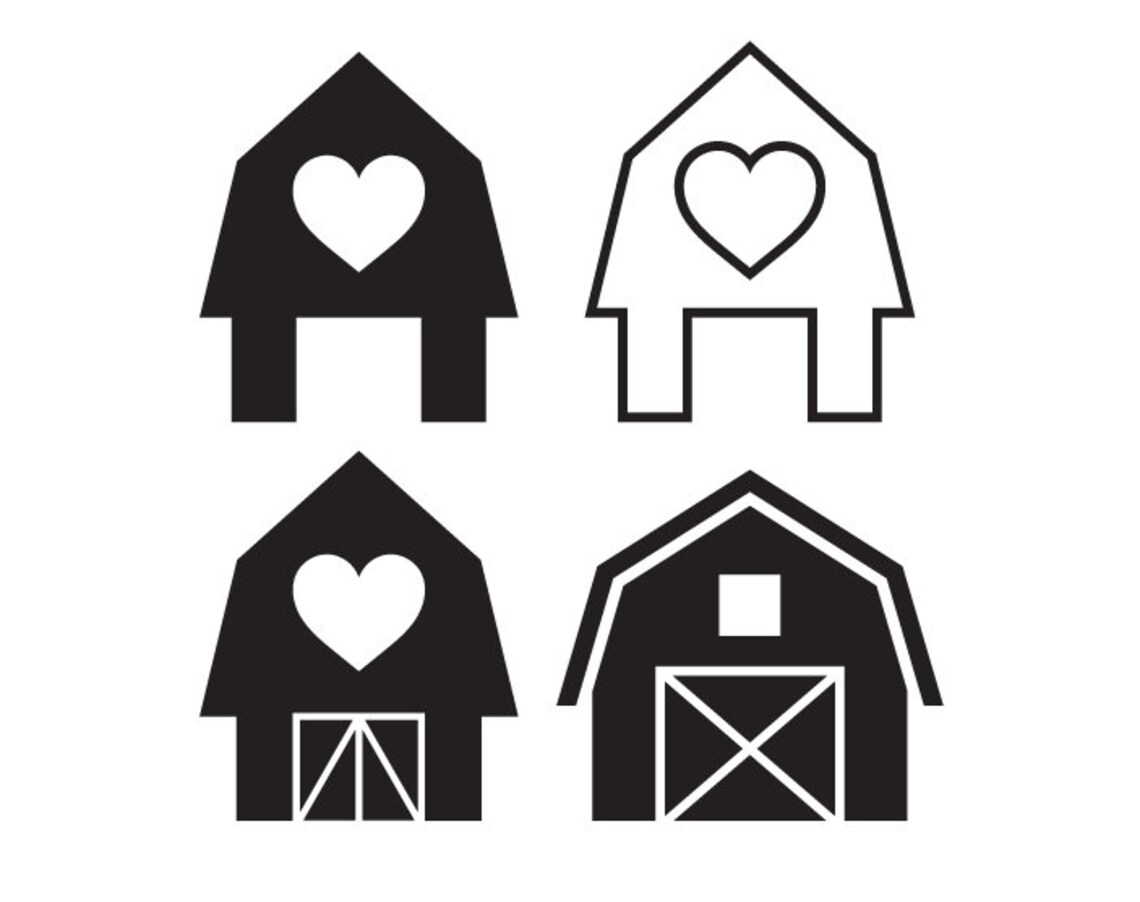 Barn Svg Barn Png Barn Dxf Barns Svg Farmhouse Svg Farm - Etsy Australia