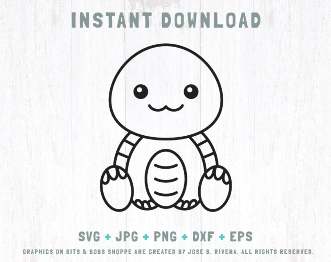 Cute Turtle Outline Svg, Turtle Outline Svg, Baby Turtle Png, Sitting ...
