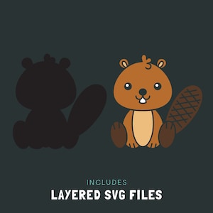 Cute Beaver Svg, Beaver Svg, Beaver Cut File, Baby Beaver Clipart Png ...