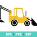 Construction Svg, Truck Outline Svg Files, Back Hoe Svg, Construction ...