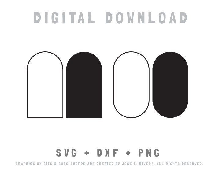 Arch Shape Svg, Oval Shape Svg, Modern Shapes, Arch and Oval Svg Png ...