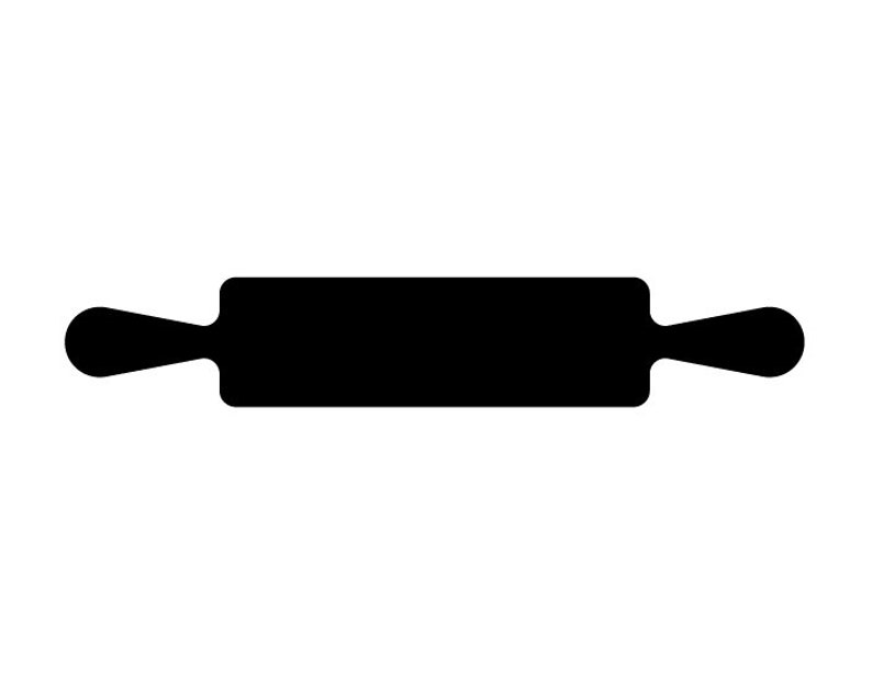 Rolling Pin Svg, Rolling Pin Png, Rolling Pin Dxf, Bakery Clipart Png ...
