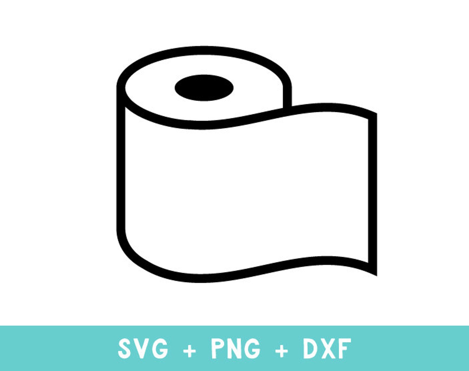 Toilet Paper / Svg Png Dxf / Cricut / Silhouette / Instant - Etsy UK