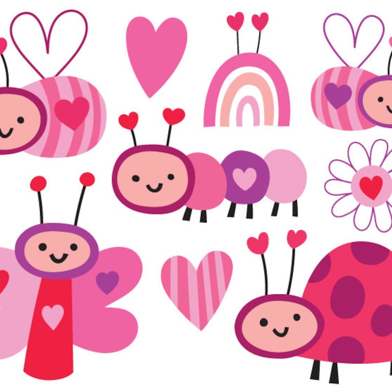 Love Bug Clip Art - Etsy