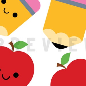 Apple and Pencil Svg Png Dxf, Apple Svg File, Teacher Svg, Cute Apple ...