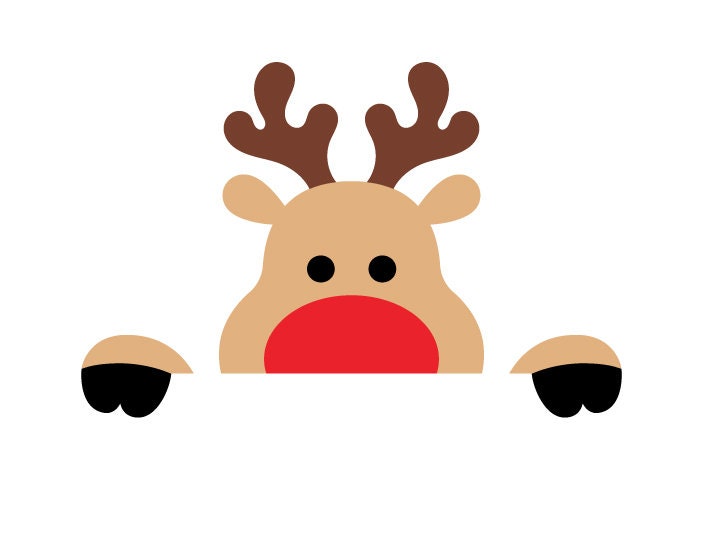 Animated Rudolph Face