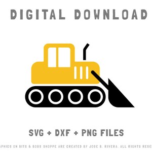 Dozer / Svg Png Dxf / Dozer Png / Construction Truck Svg / Bulldozer ...