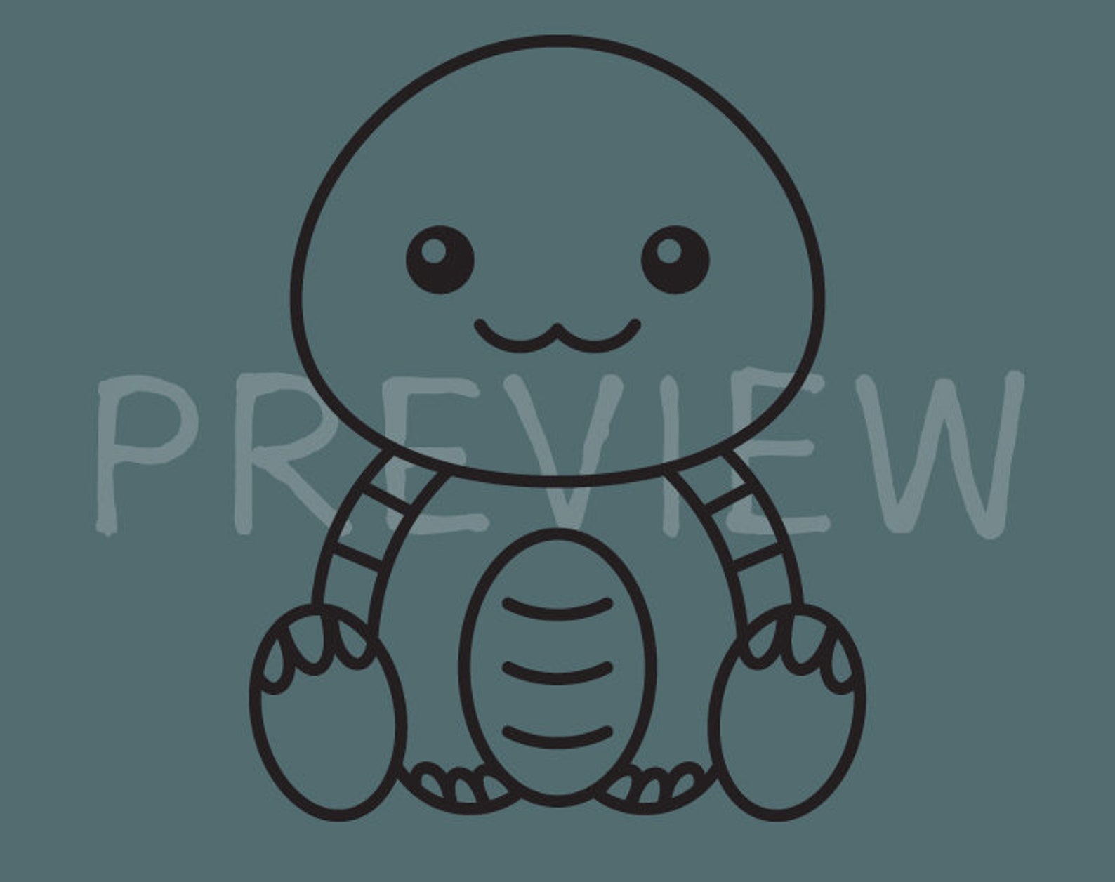 Cute Turtle Outline Svg, Turtle Outline Svg, Baby Turtle Png, Sitting ...