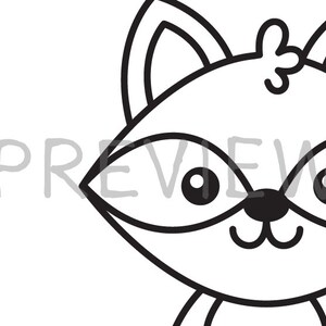 Cute Raccoon Outline Svg, Raccoon Outline Svg, Baby Raccoon Png ...