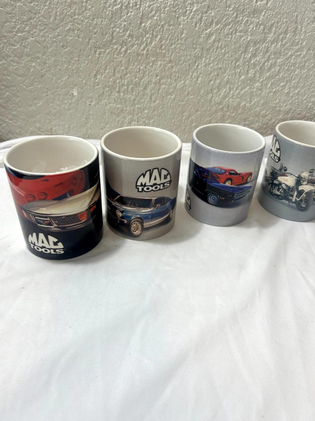 MAC Tools Set of 4 Different Cars Collectable Coffee Mugs - Etsy