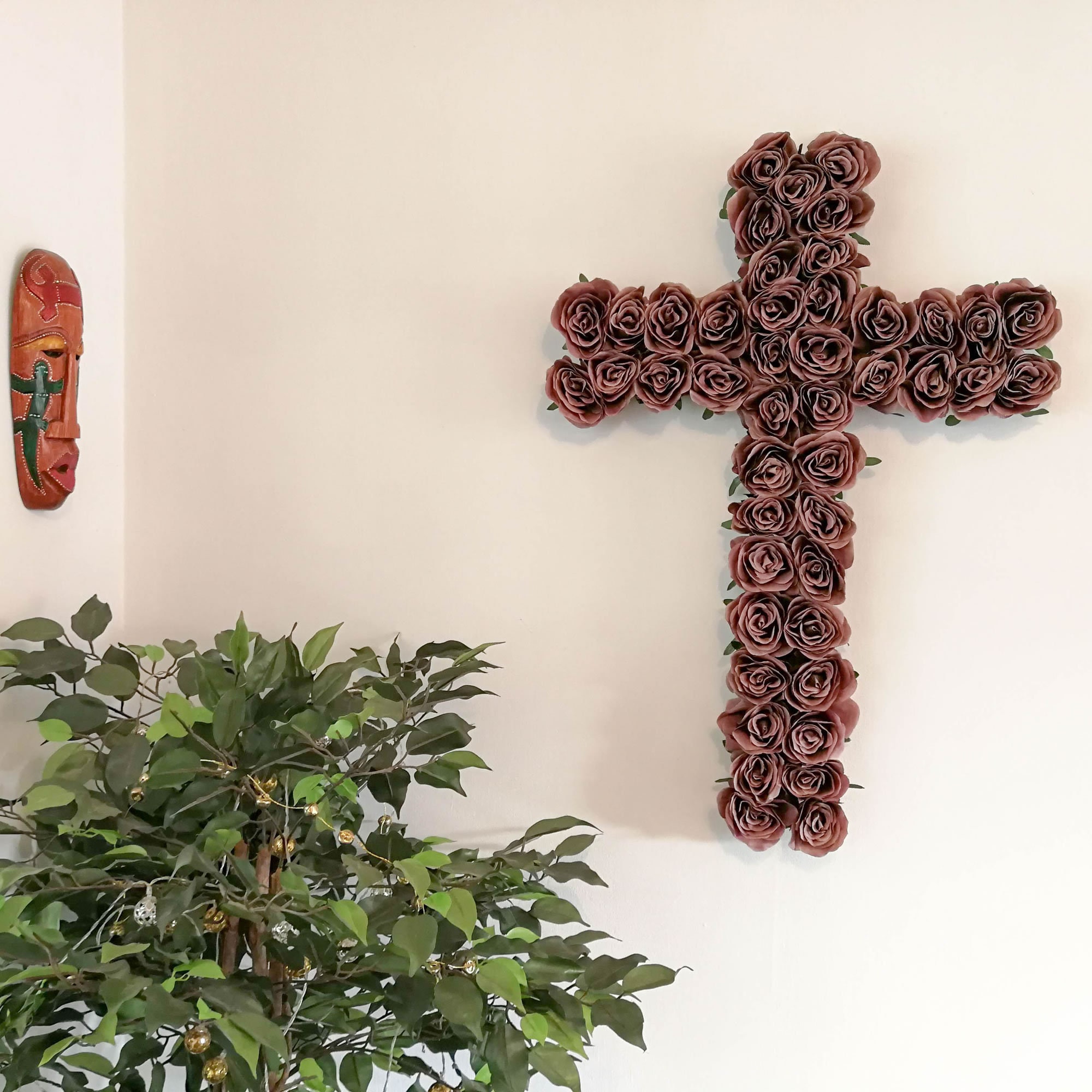 Decorative Christian Cross Wall Hanging Jesus Religious - Etsy UK